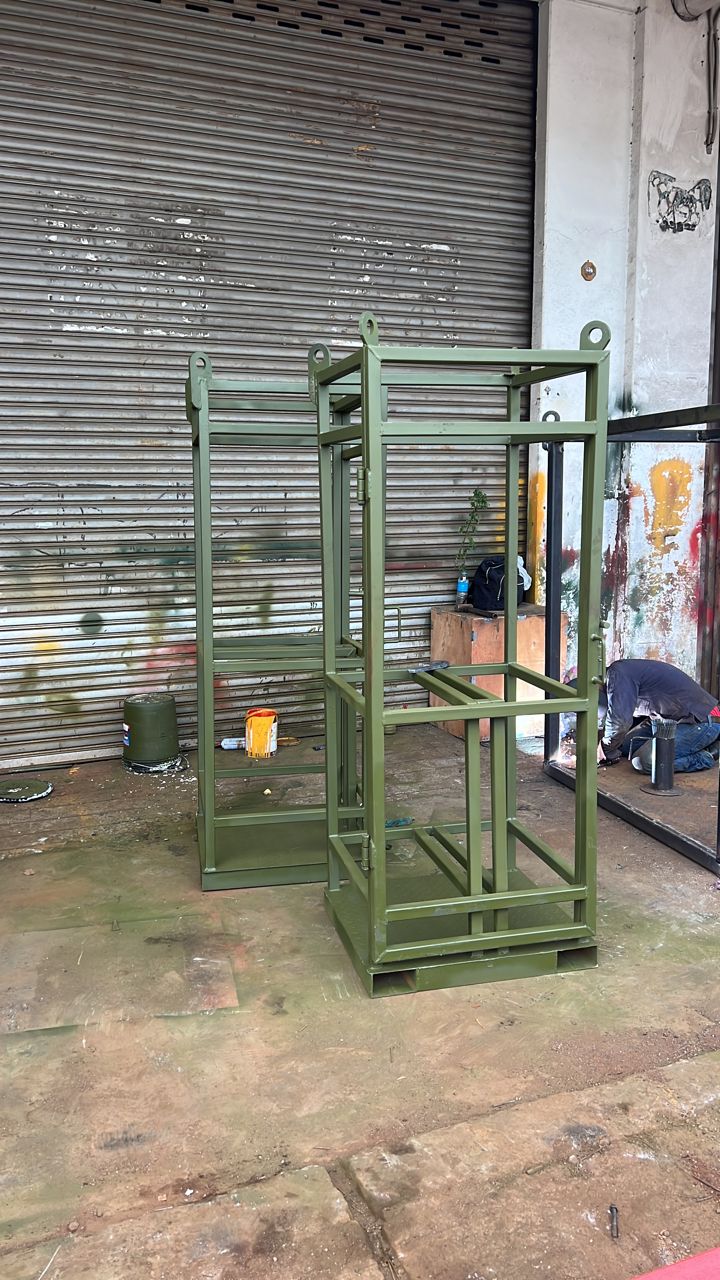 Oxygen Tanks Lifting Cage - ONE MACHINE ENGINEERING SDN BHD