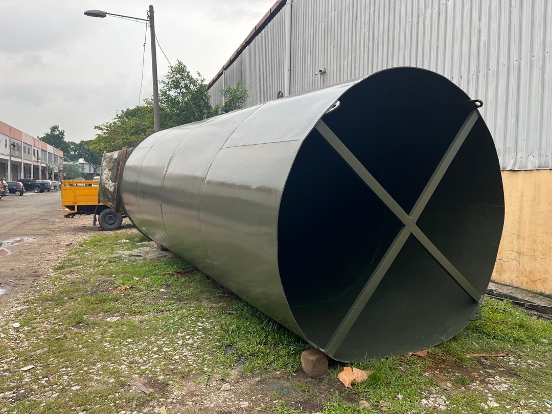 Circular Water Tank Fabrication @ Puchong - ONE MACHINE ENGINEERING SDN BHD