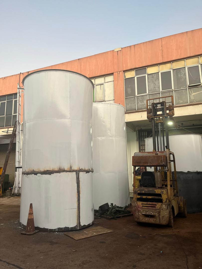 Circular Water Tank Fabrication @ Puchong - ONE MACHINE ENGINEERING SDN BHD